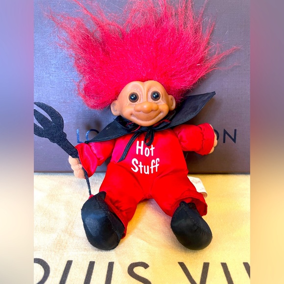 Toys | Vintage Troll Red Hot Stuff Squishy Body Perfect For Your ...